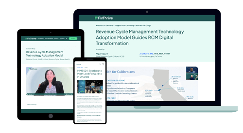 Revenue Cycle Management Technology Adoption Model | FinThrive